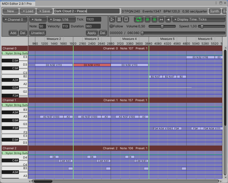 Maestro Midi Editor - Maestro MPTK
